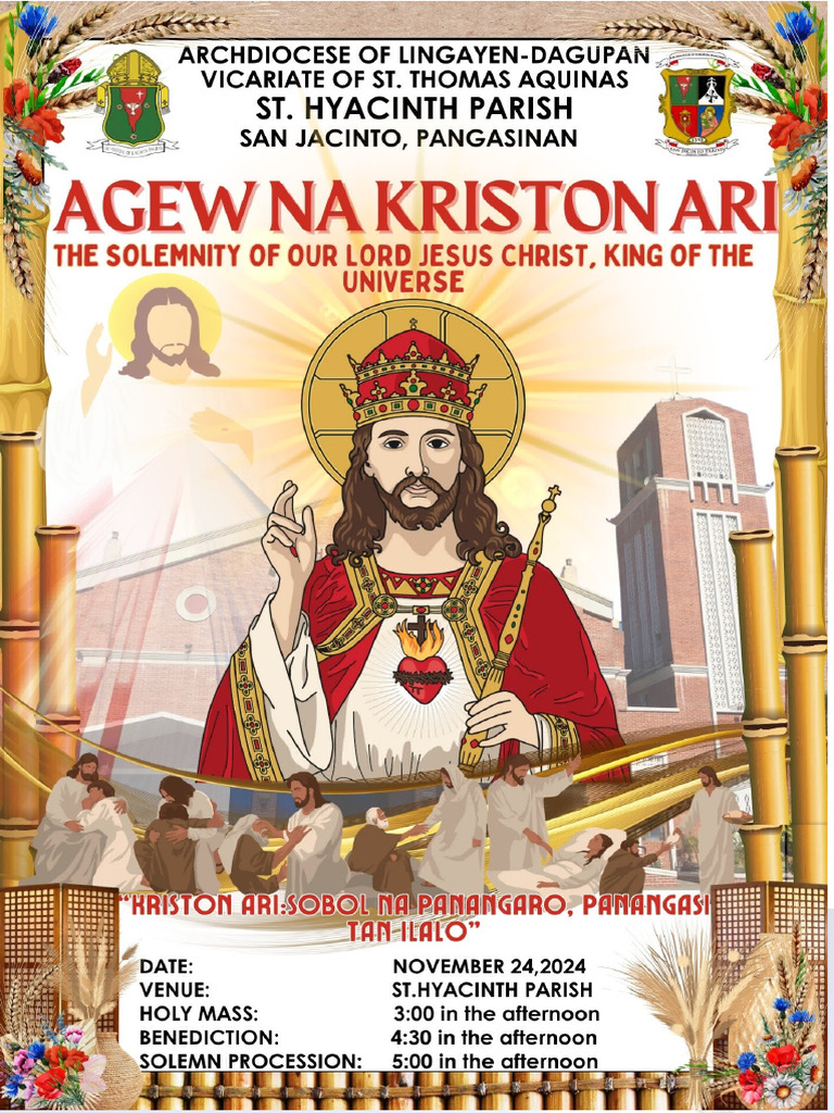 Parish Christ The King 2023 Final | PDF | Mass (Liturgy) | Jesus