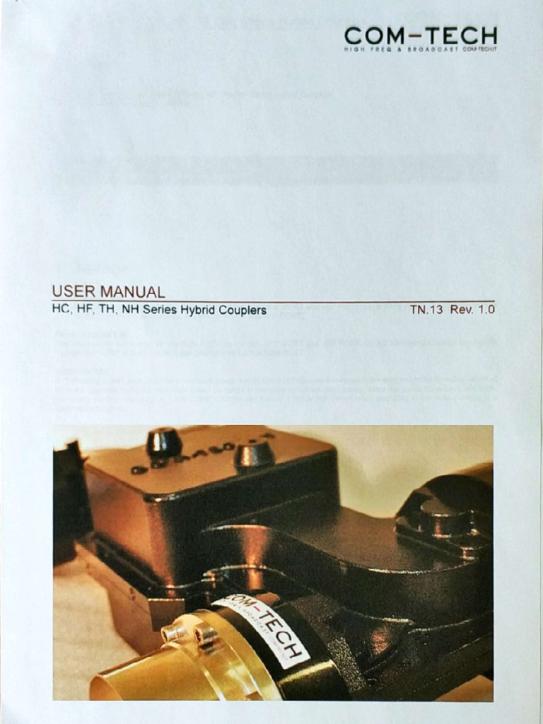 KRK Kras Com-Tech DVB-T2 - Hybrid - Couplers | PDF