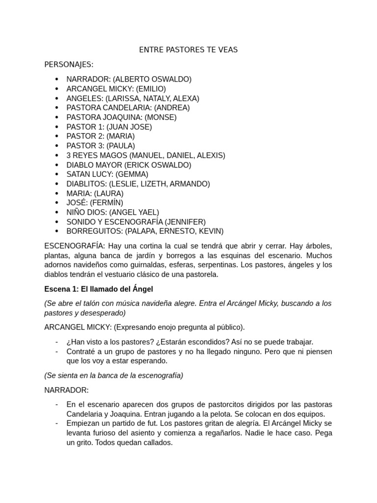 Entre Pastores Te Veas | PDF | Reyes Magos | Navidad