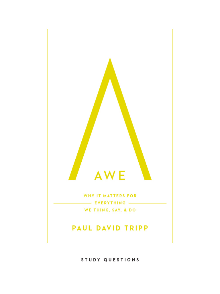 PDF Awe Study Questions December 2023 | PDF | God | Theology