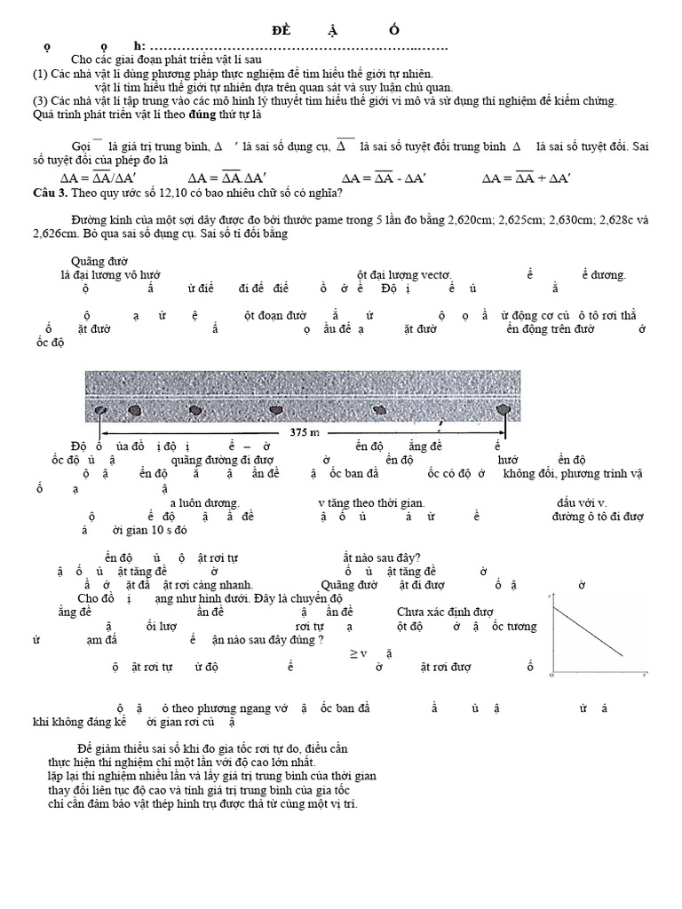 Đề Ôn GK1 - Số 1 | PDF