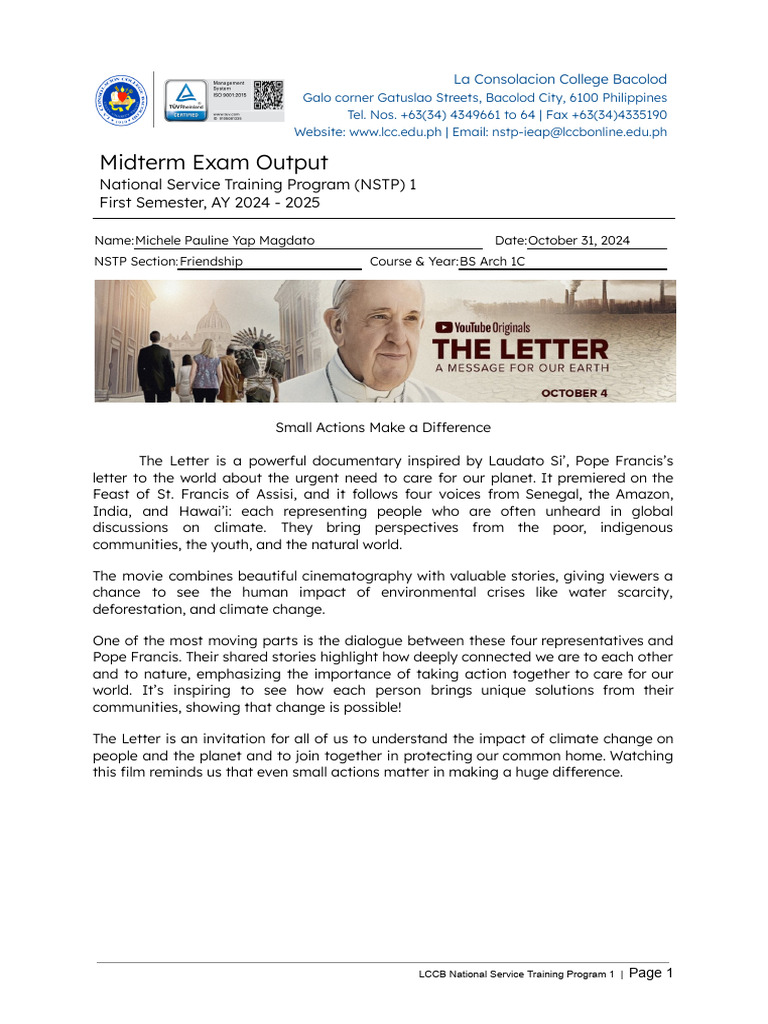 Documentary Review Submission Bin | PDF | Science & Mathematics