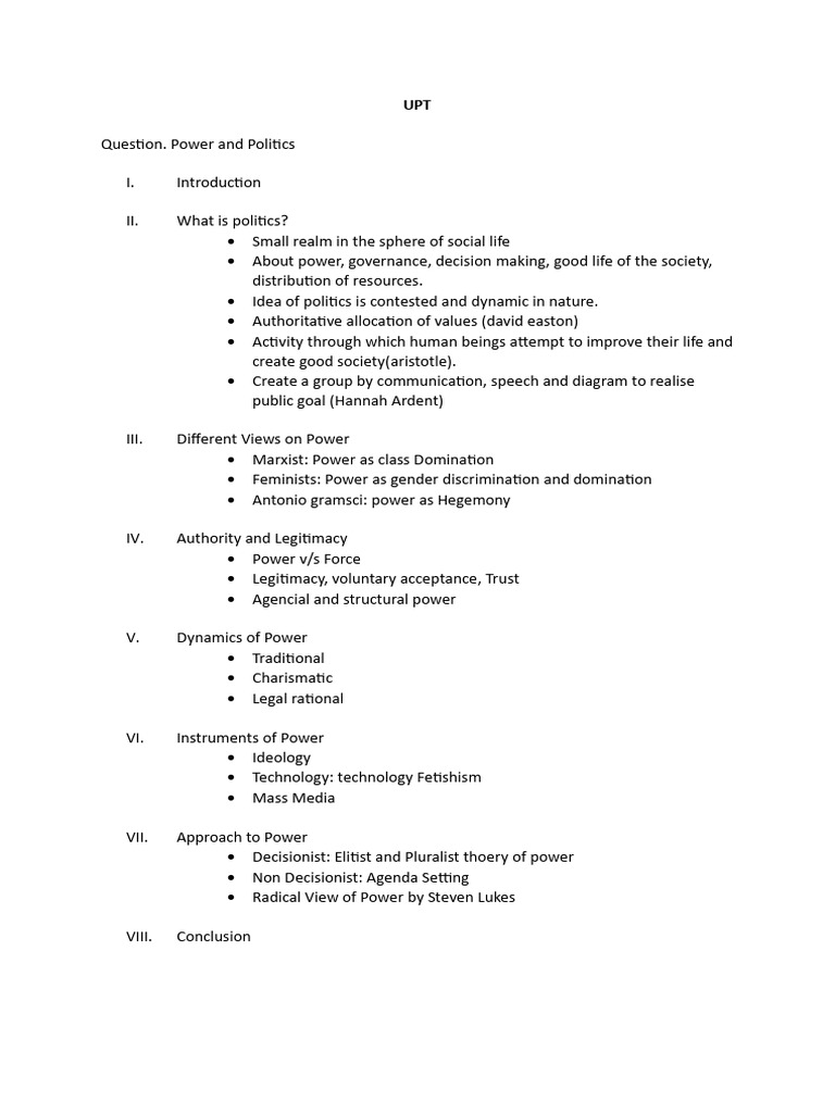 UPT Answer Templates | PDF | Theory | Feminism