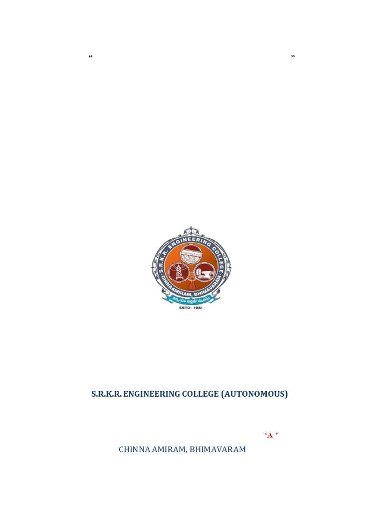 Project Report 1 [1] Pdf Digital Electronics Computer Science