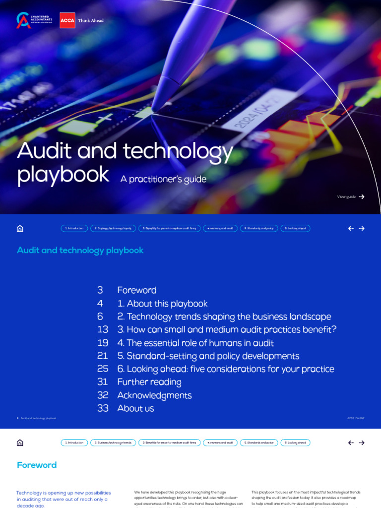 ACCA Technology Audit Playbook Linkedin | PDF | Audit | Internet Of Things