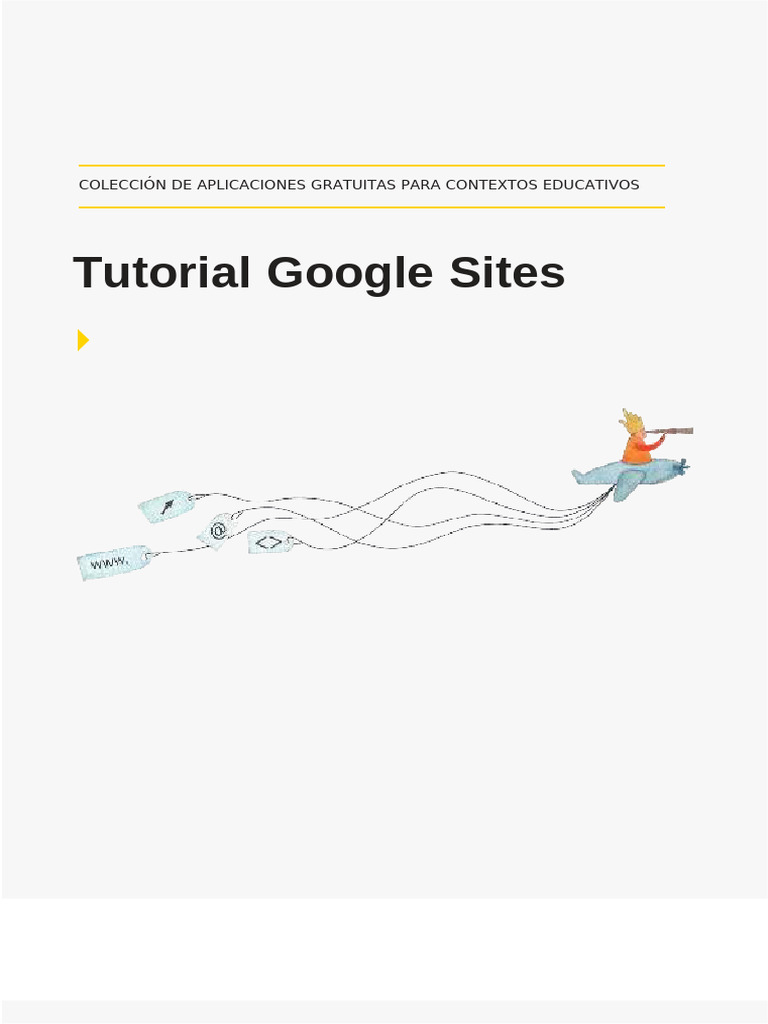 Tutorial Google Sites | PDF | Red mundial | Internet y web