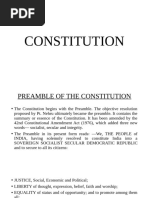 Indian Constitution Chart | PDF