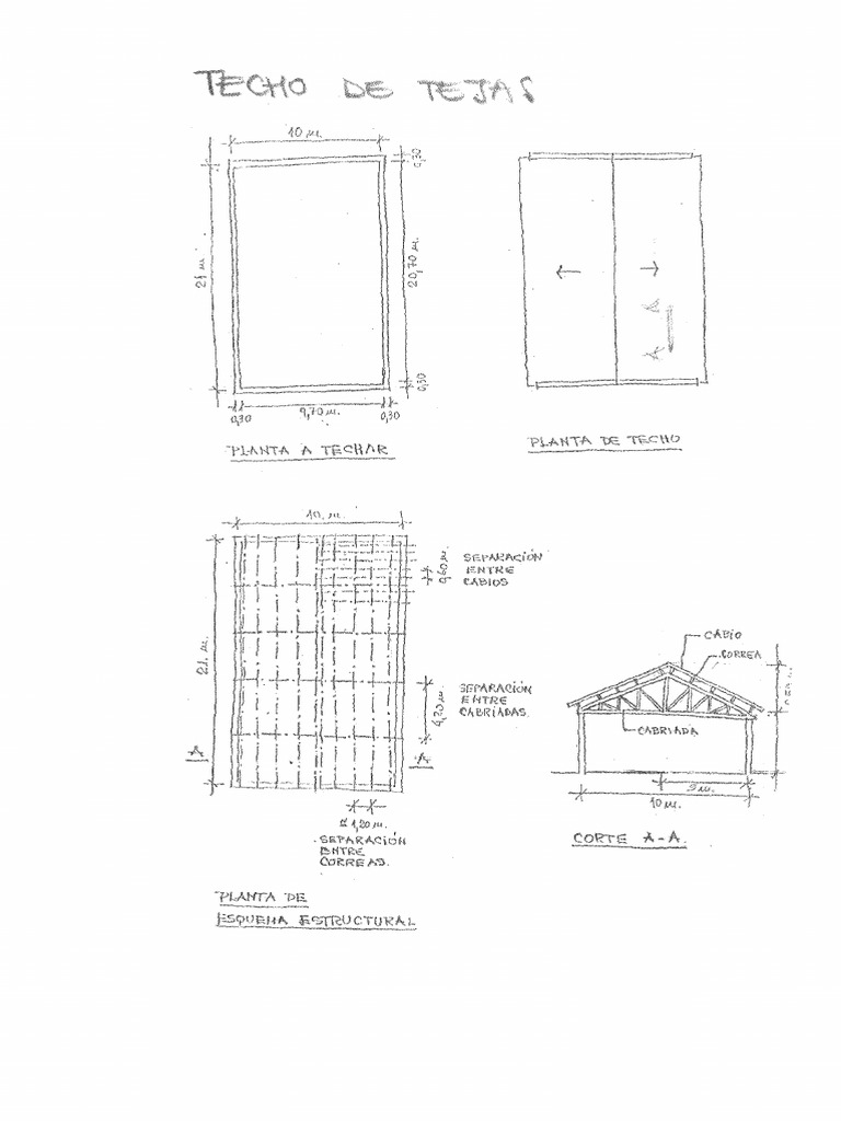 Techos de Tejas | PDF