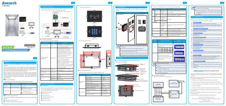 IC Card Management System Overview | PDF | Elevator | Smart Card