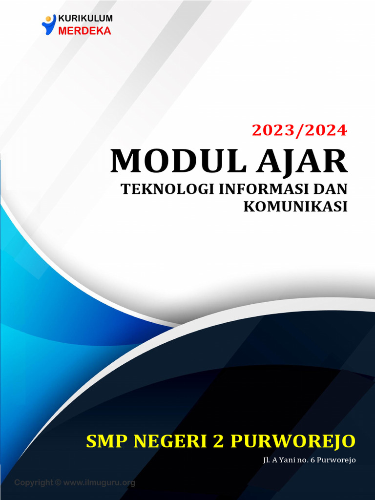 Modul Ajar - TIK - Kls 8 2324 | PDF
