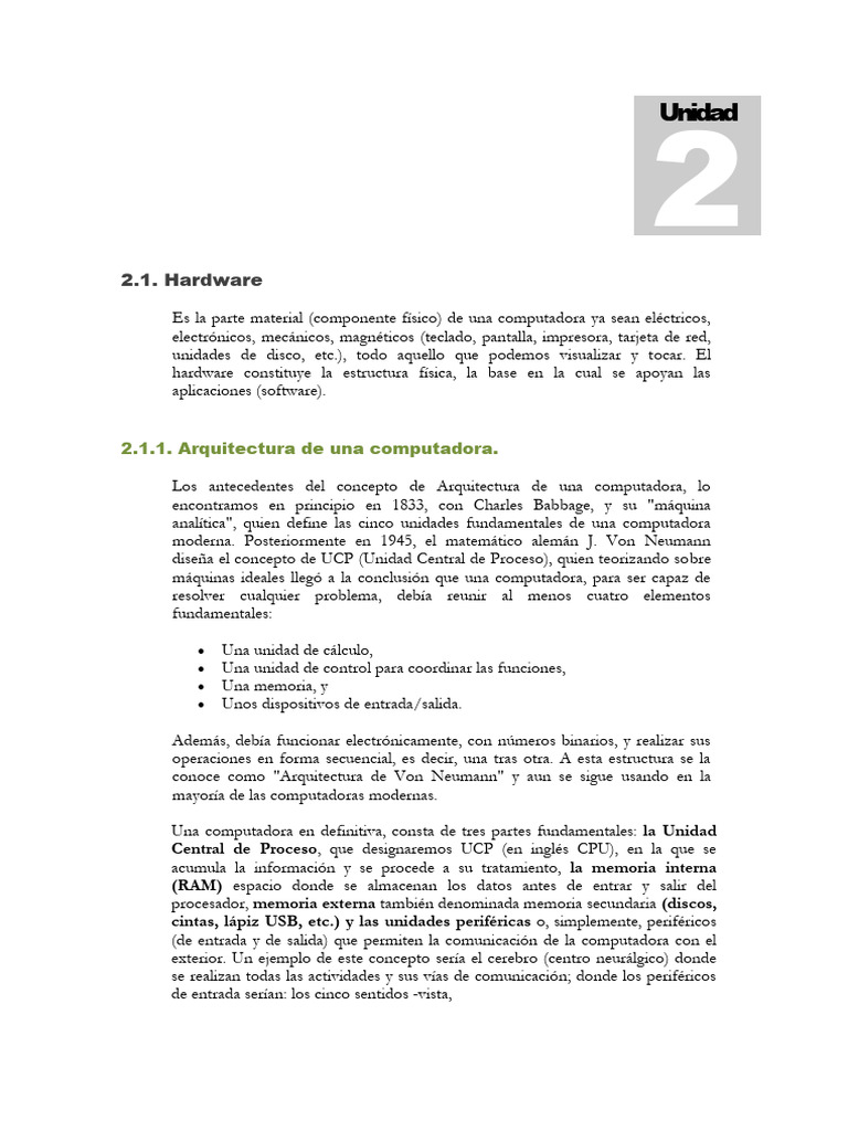 Modulo Tic Unidad II 2023 | PDF | Hardware de la computadora | Programación