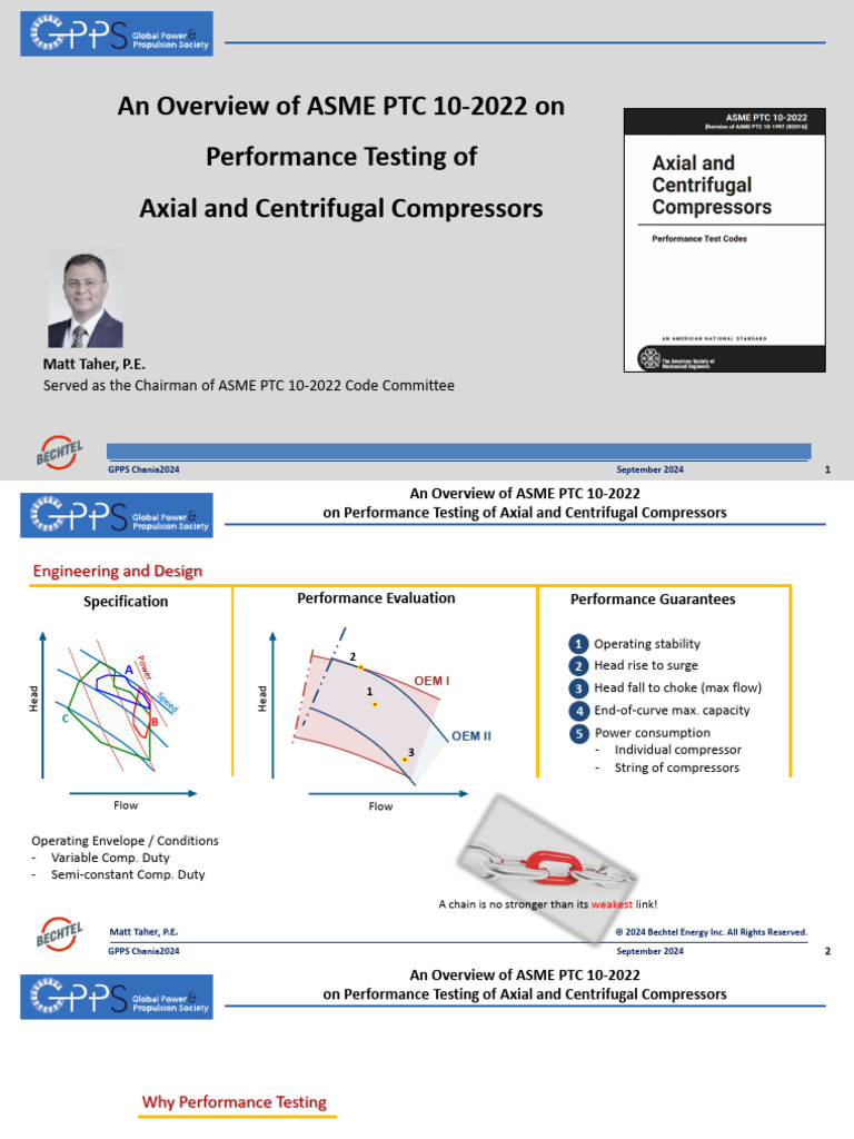 Overview ASME PTC-10 Performance Testing | PDF | Gases | Gas Technologies