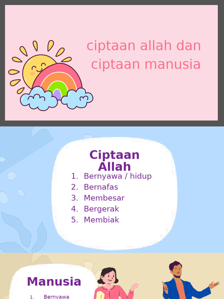 Ciptaan Allah Dan Ciptaan Manusia | PDF