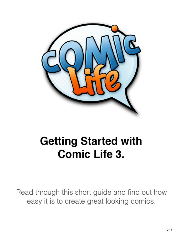 Comic Life 3: Quick Start Guide | PDF | Page Layout | Icon (Computing)