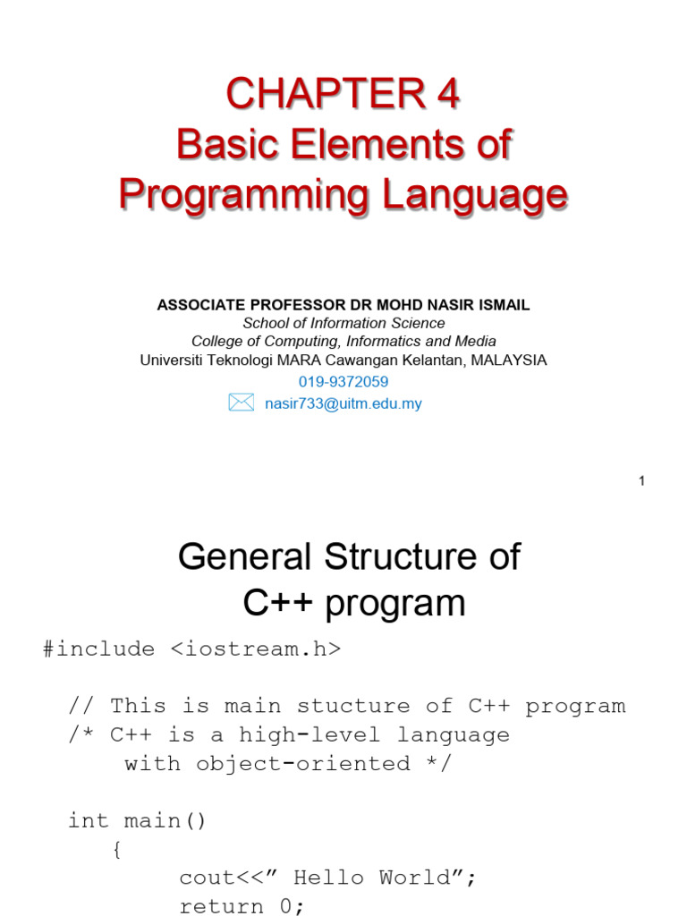 IMS450 - Chapter 4 | PDF | Variable (Computer Science) | Data Type
