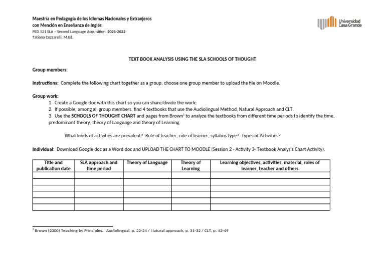 Textbook Analysis in SLA Methods | PDF | Language Arts & Discipline