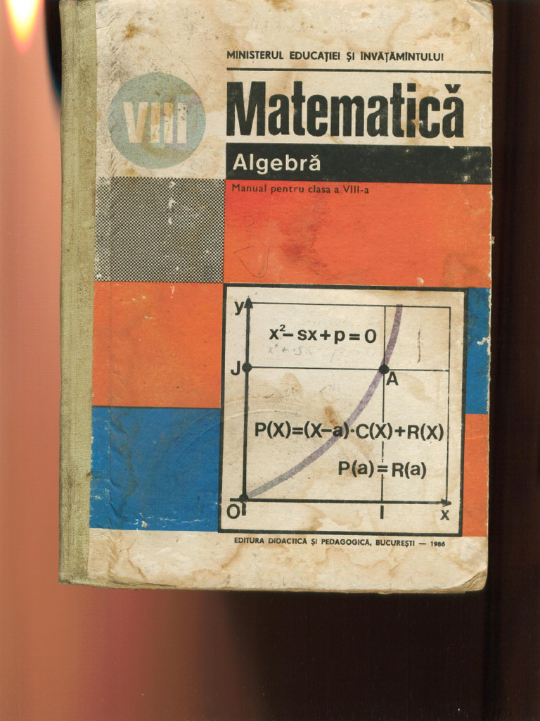 Algebra 8 1986 | PDF