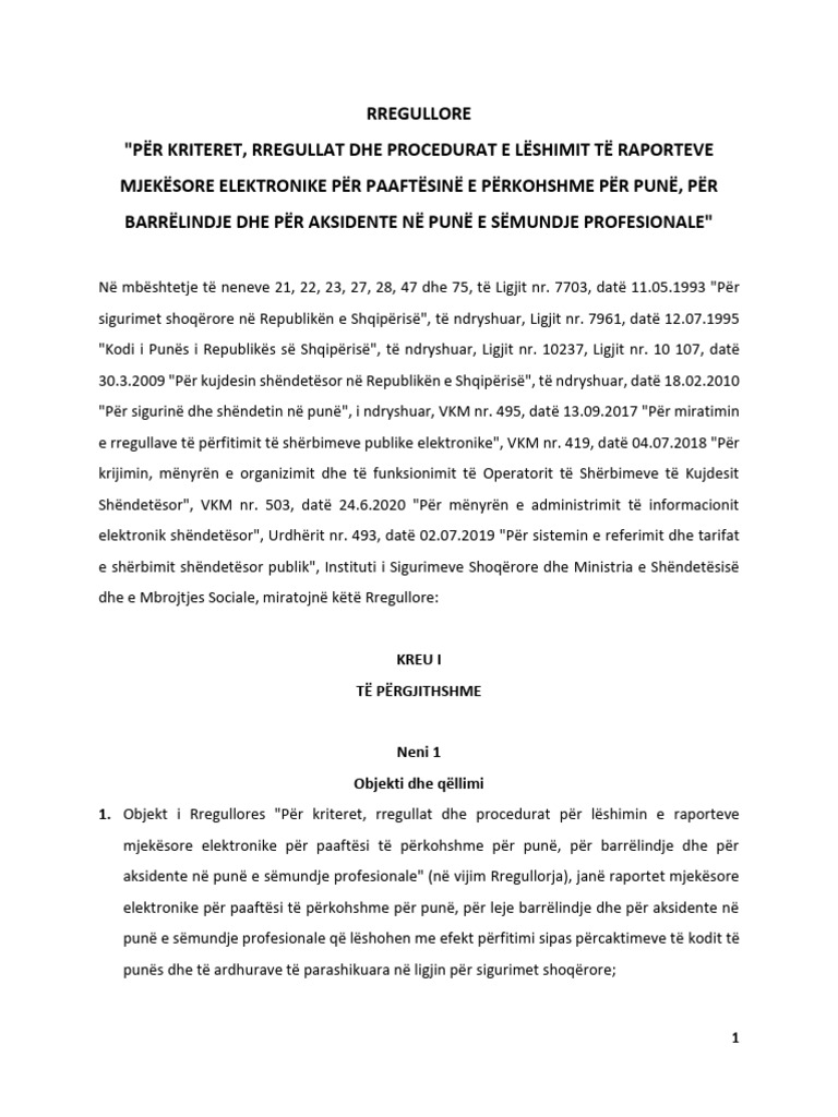 Rregullore PASH 22 06 2022 | PDF