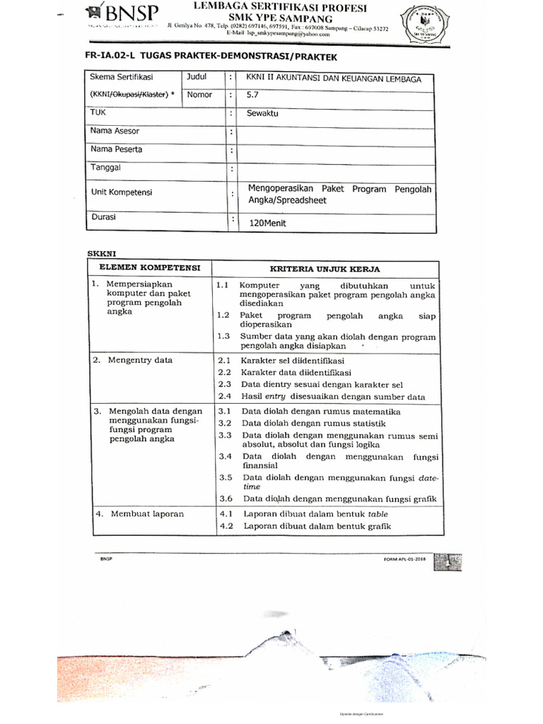 LSP Spreadsheet | PDF