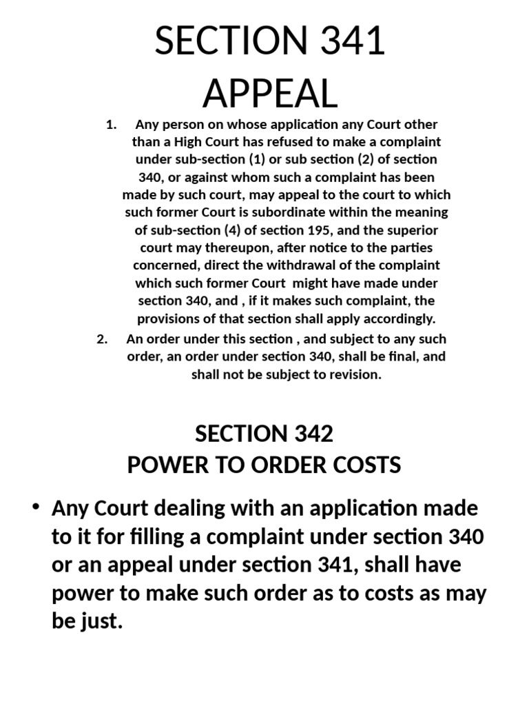 CRPC Sec 340,341,403 | PDF