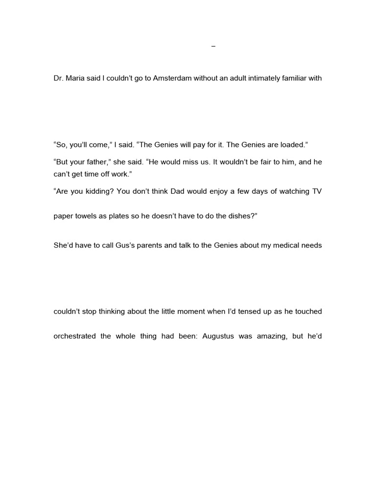 Extracts 7 - The Fault in Our Stars | PDF