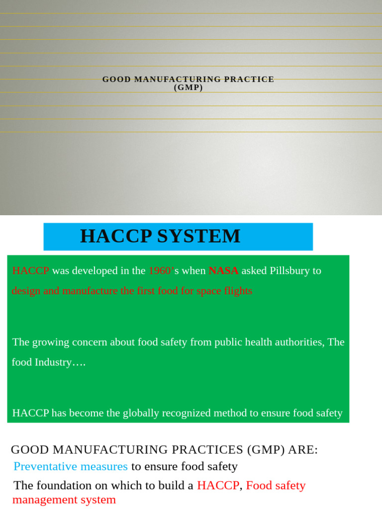 Good Manufacturing Practice | PDF | Verification And Validation | Hygiene