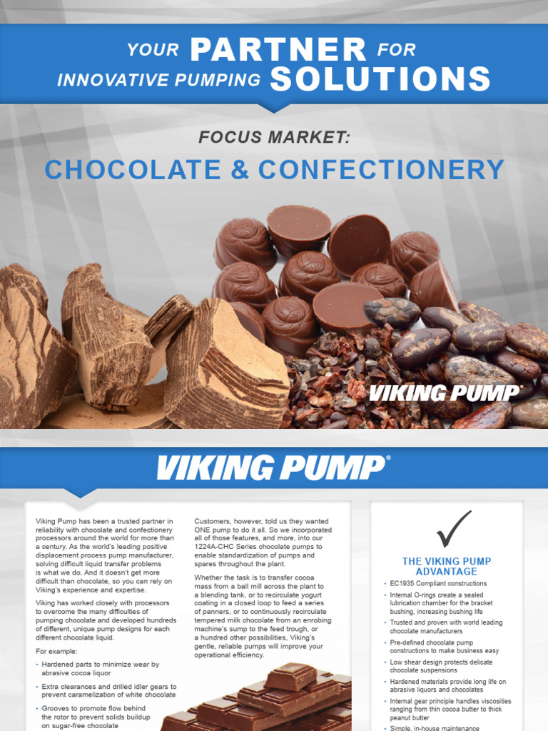 Chocolate Brochure | PDF | Pump | Chocolate