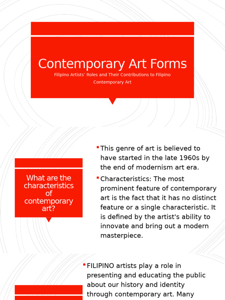 Contempo 3 Fil Artists Roles and Their Contributions | PDF