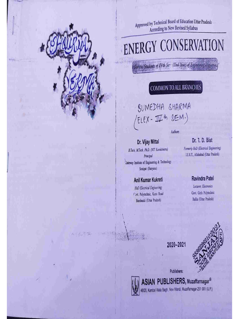 Energy Conservation Book | PDF