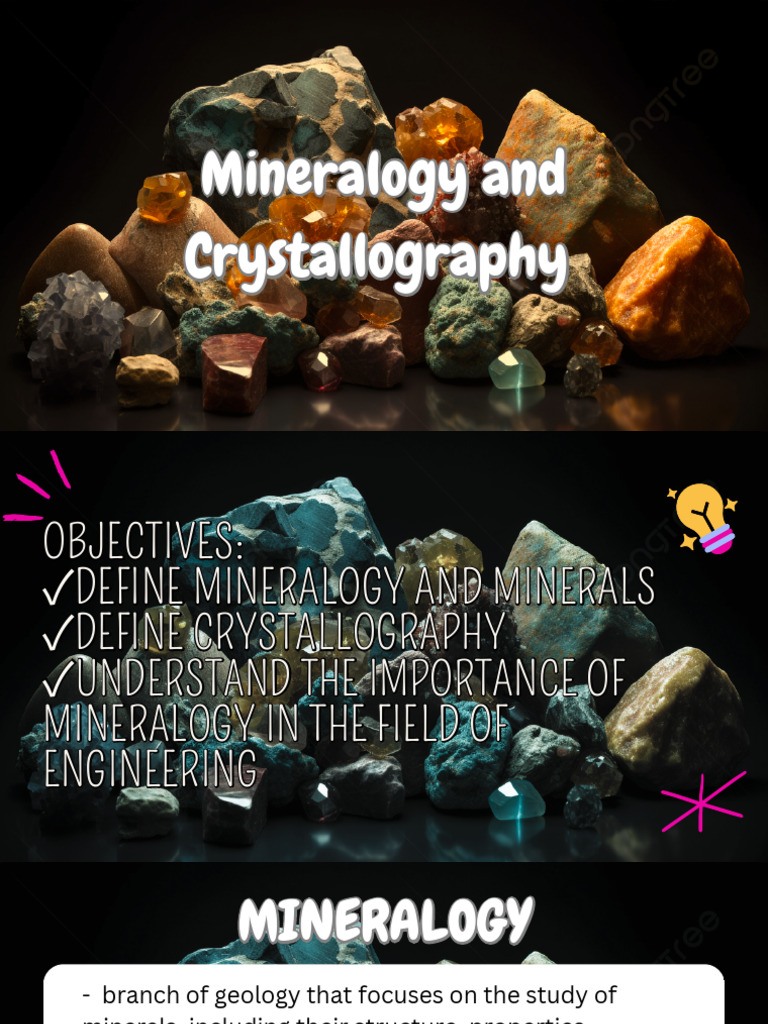 Mineralogy and Crystallography | PDF | Minerals | Mineralogy