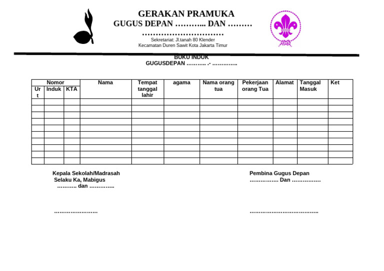 Buku Induk Pramuka | PDF