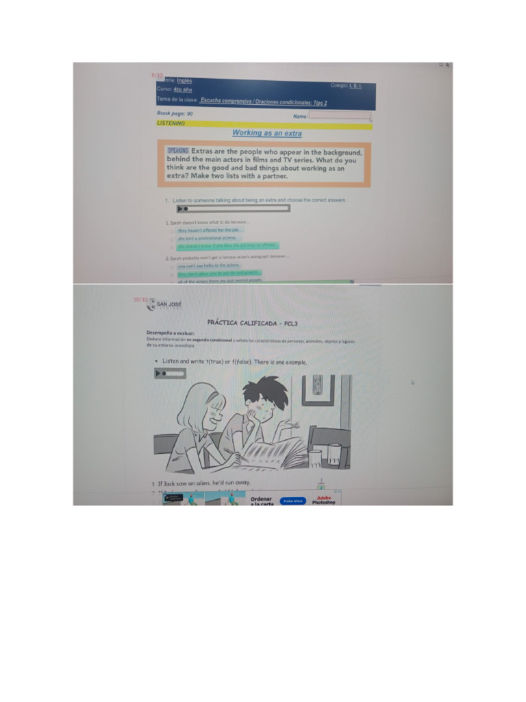 Week 4 - Second Conditional Worksheets | PDF
