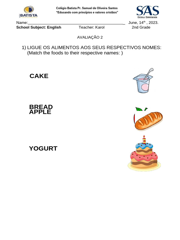 2º Ano AV2 TIA KAROL | PDF