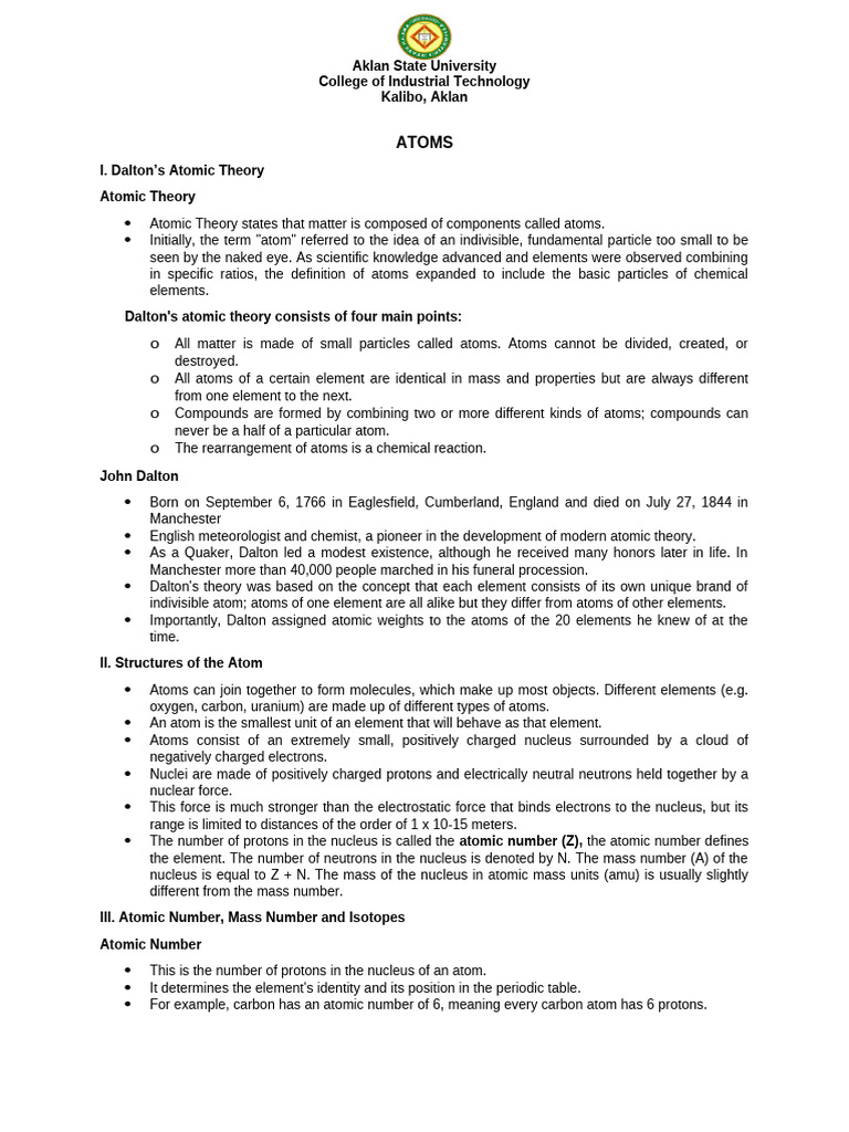 Chemen Summary of Report Group 2 | PDF | Chemical Compounds | Electron ...