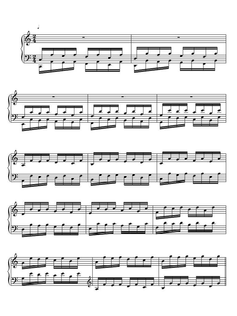 Hanon Exercise No. 06 | PDF