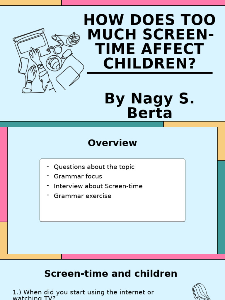 Screen Time Impact and Grammar Guide | PDF | Grammar | Language Mechanics
