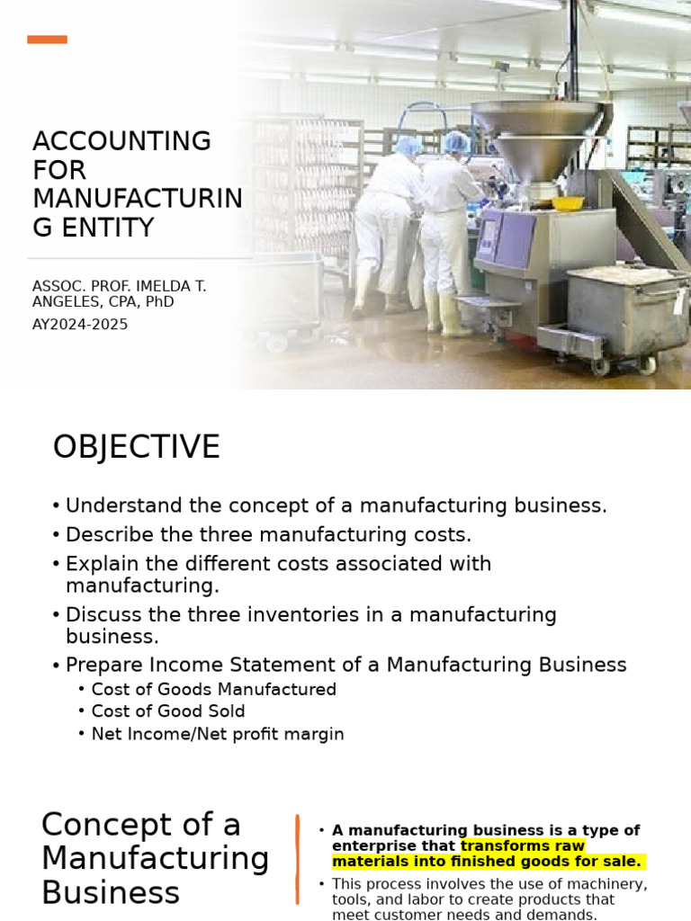 Manufacturing | PDF | Factory | Cost