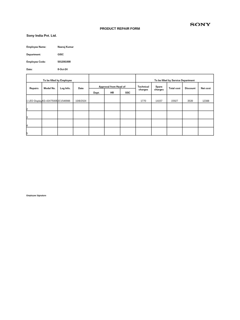 Product Repair | PDF | Technology & Engineering