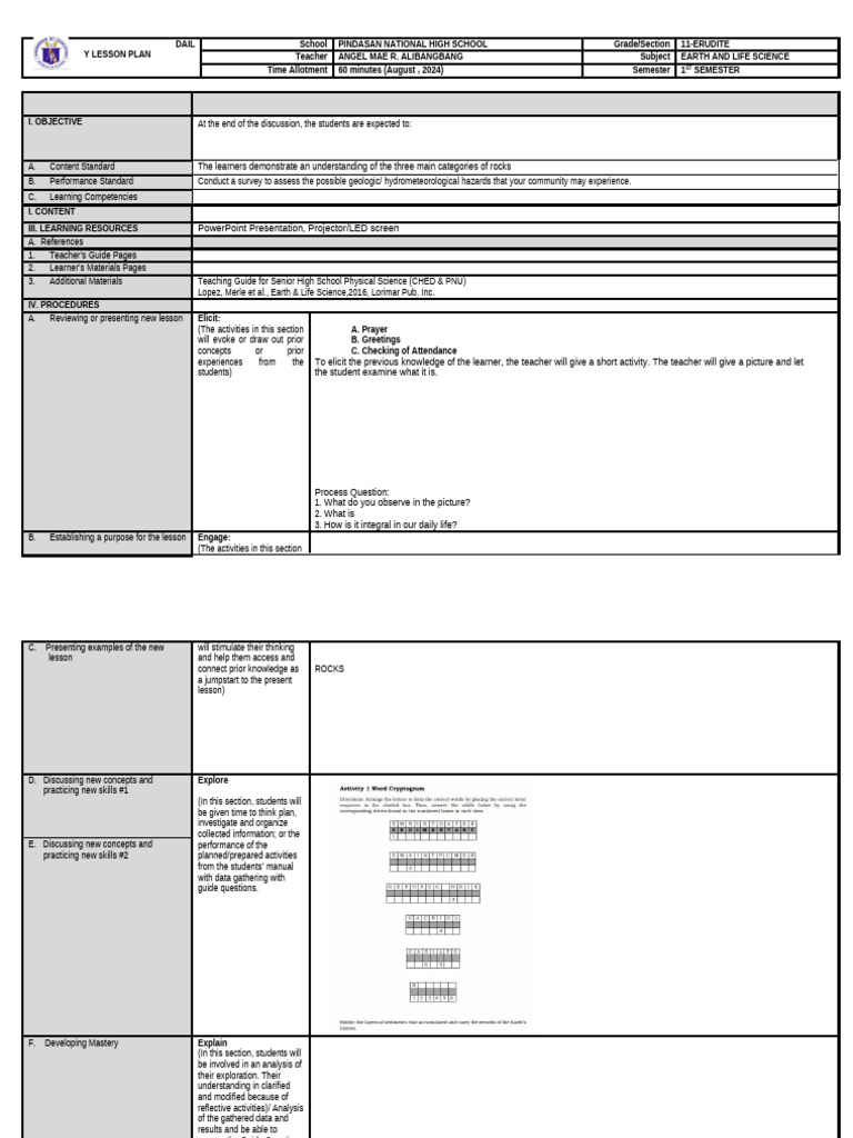 els lp format | PDF | Learning | Concept