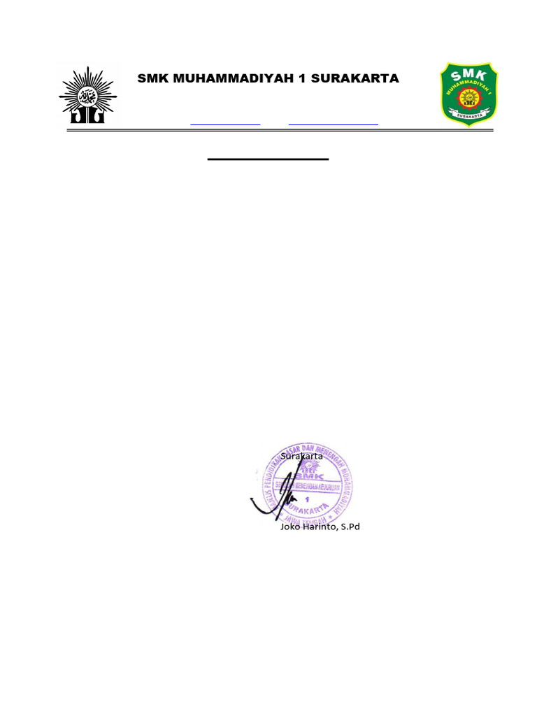 Surat Tugas Expo Muhammadiyah 2024 TTD | PDF