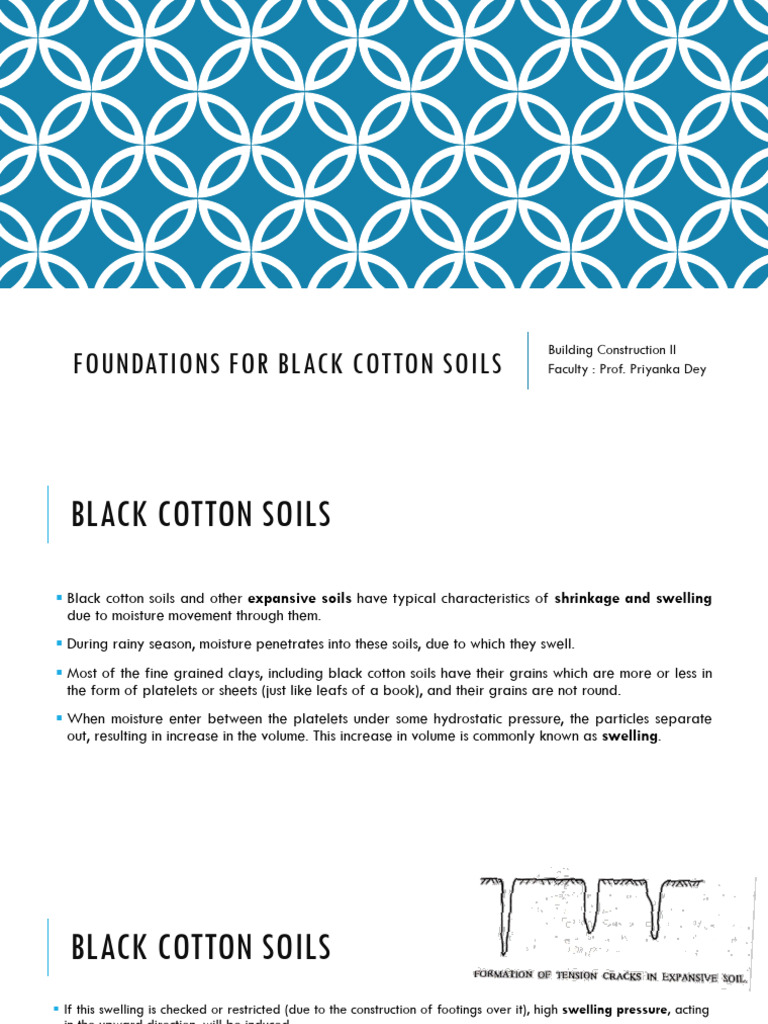 Foundations for Black Cotton Soil | PDF | Foundation (Engineering ...