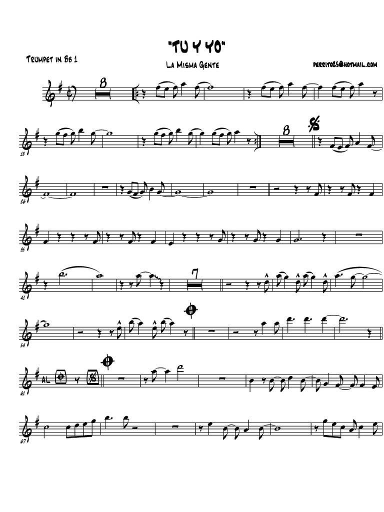 La Misma Gente - Tu y Yo | PDF