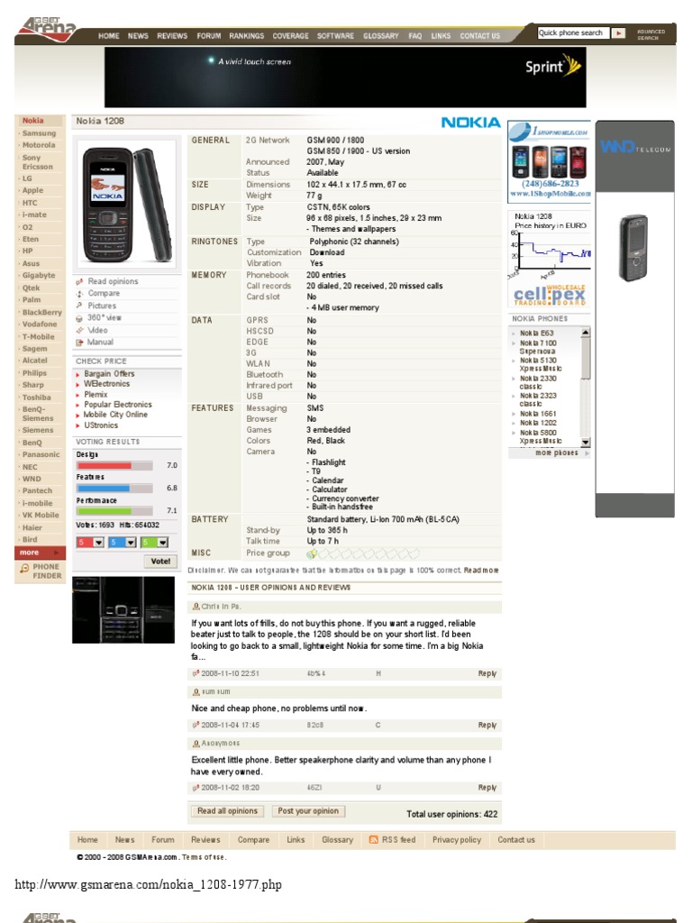 Moviles Nokia | PDF | Nokia | General Packet Radio Service