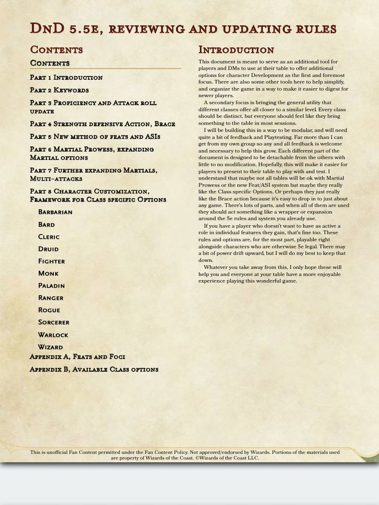 DND 5.5e v1.0 - GM Binder | PDF | Fantasy Role Playing Games | D20 System