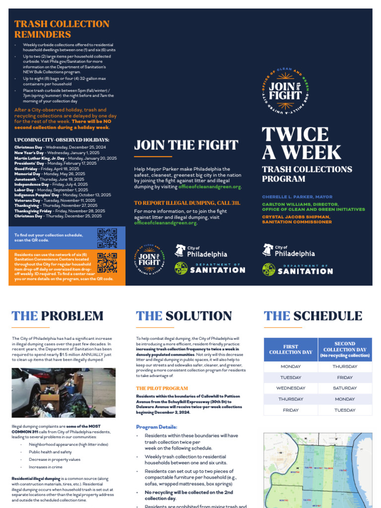 Philly Rolling Out Twice-A-Week Trash Collection in These Neighborhoods ...