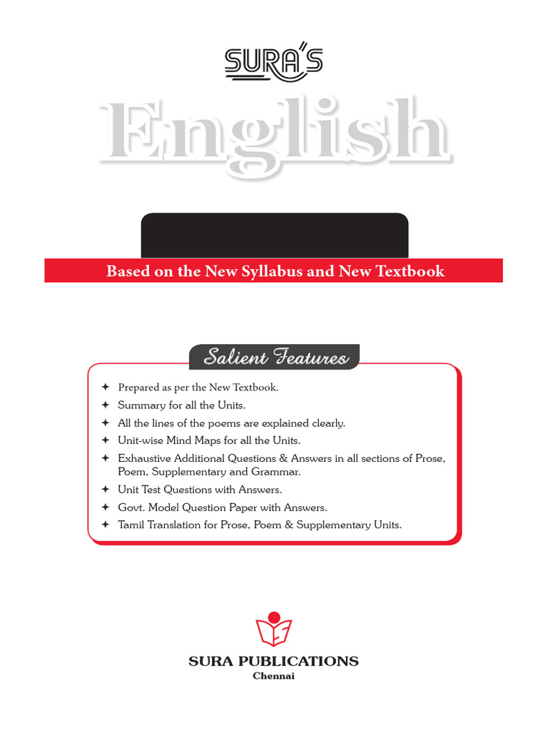F05509-8th STD English 2021-22 Edn Sample Guide | PDF | Word | Linguistics