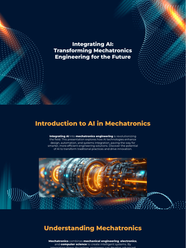 Integrating AI: Transforming Mechatronics Engineering For The Future | PDF | Artificial ...