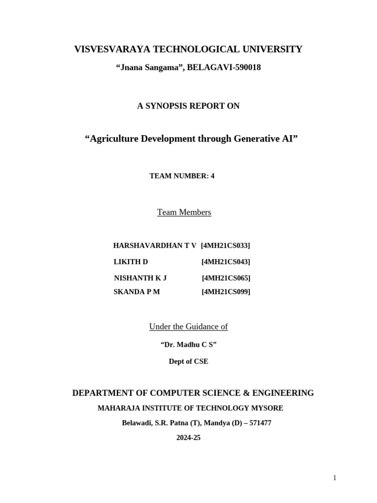 Visvesvaraya Technological University: "Jnana Sangama", BELAGAVI-590018 ...