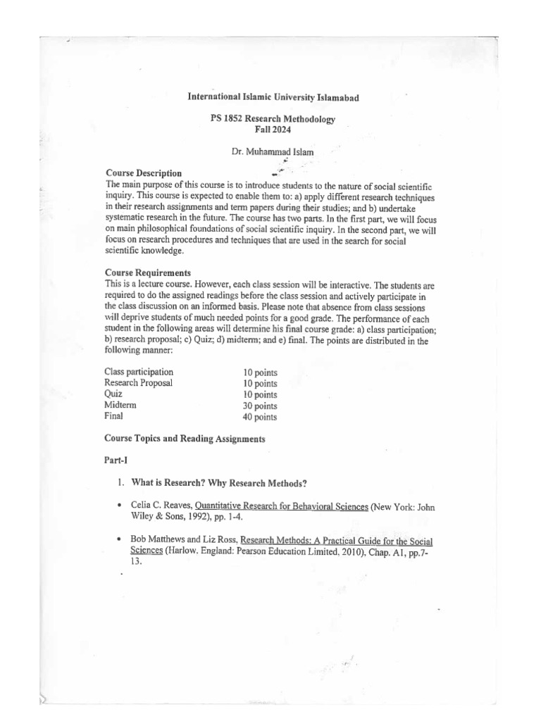Open Research Methodology | PDF