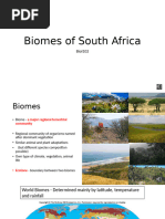 Biomes of South Africa - Table | PDF